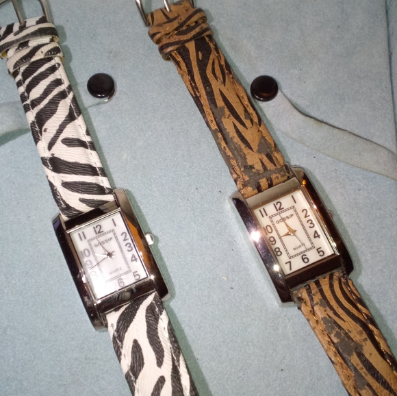 Gossip | Accessories | Vintage Gossip Womens White Or Brown Zebra Print ...